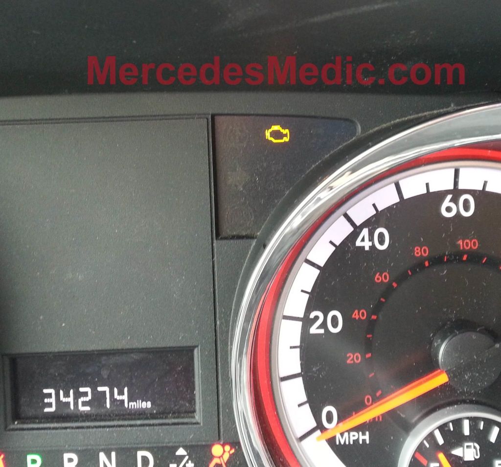 check engine ligt on – MB Medic