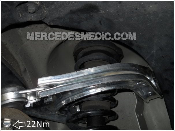 upper-control-arm-replace-change-install-instructions-e-cls-mercedes ...