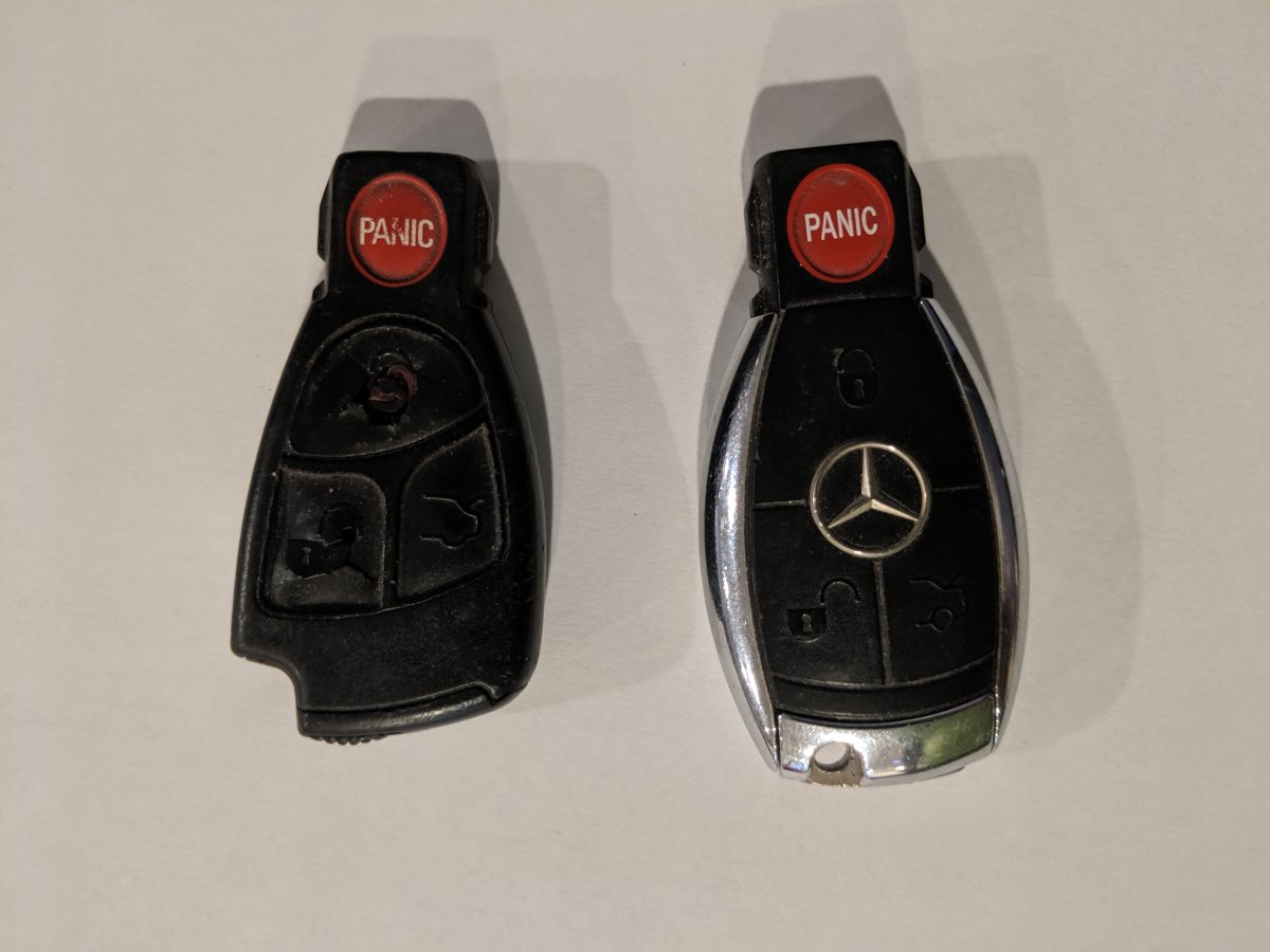 Upgrade Mercedes-Benz Key Fob Case to Chrome Shell – MB Medic